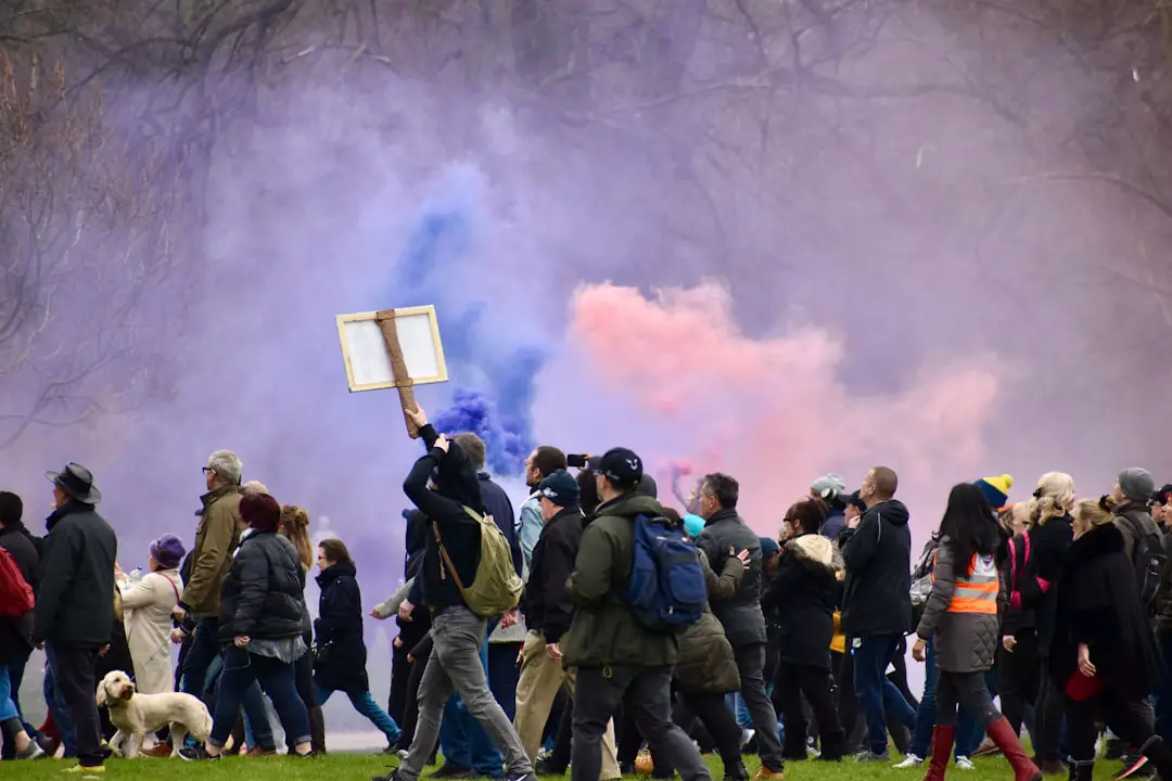 Protesters Clash Outside Conservative Politician’s Office Over Policies ...